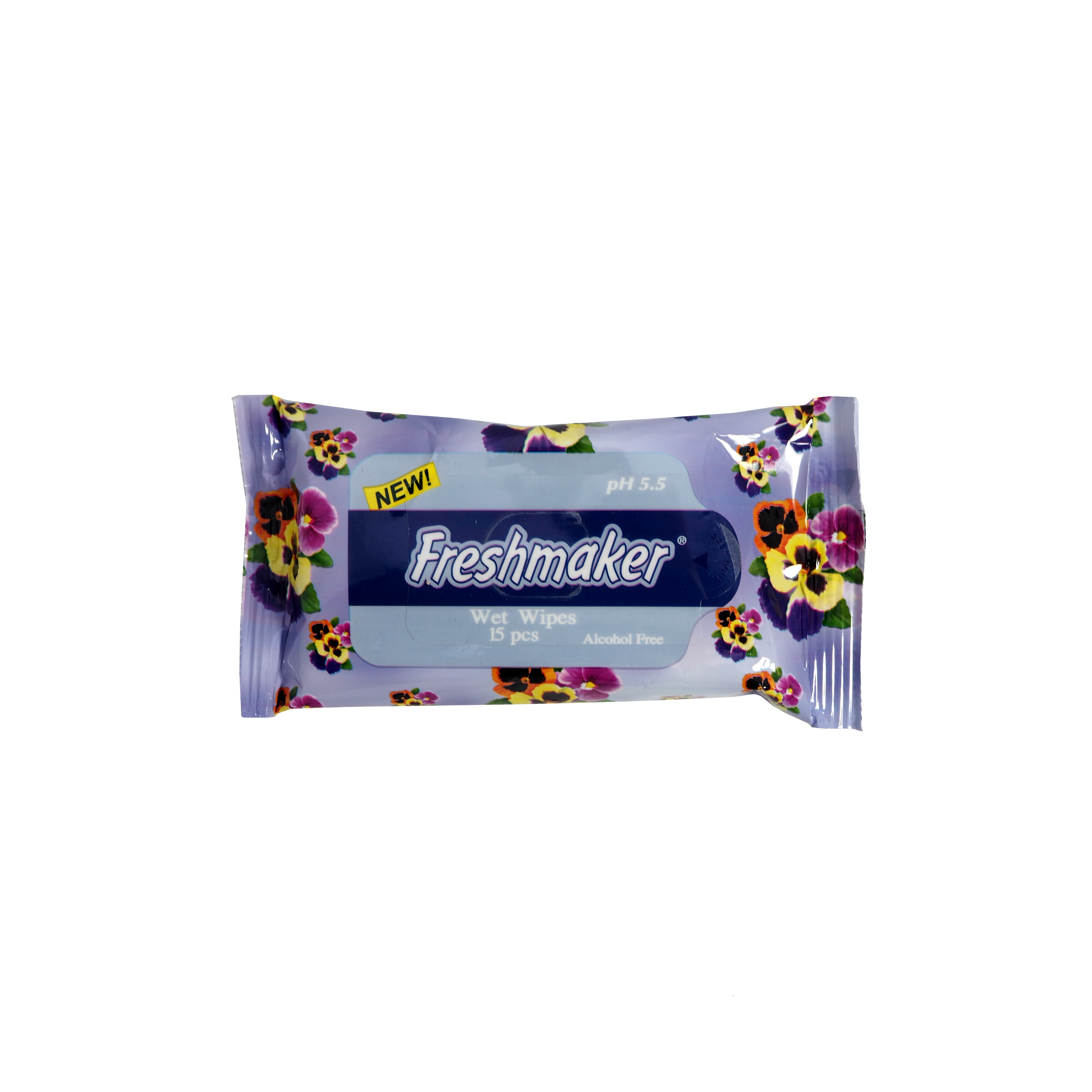 FRESH MAKER Vlhčené ubrousky 15 ks - S Maceškami